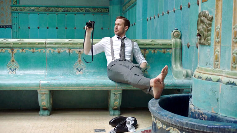 Ryan Gosling Feet In Ralph Lauren Spot For Gq Gay Foot Blog